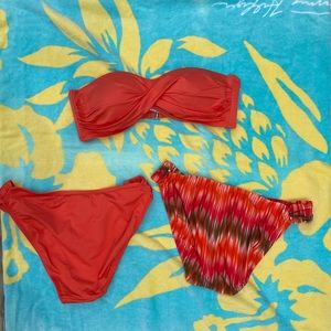 Mossimo Supply Co. | Swim | Bikini Top And Two Matching Bottoms | Poshmark